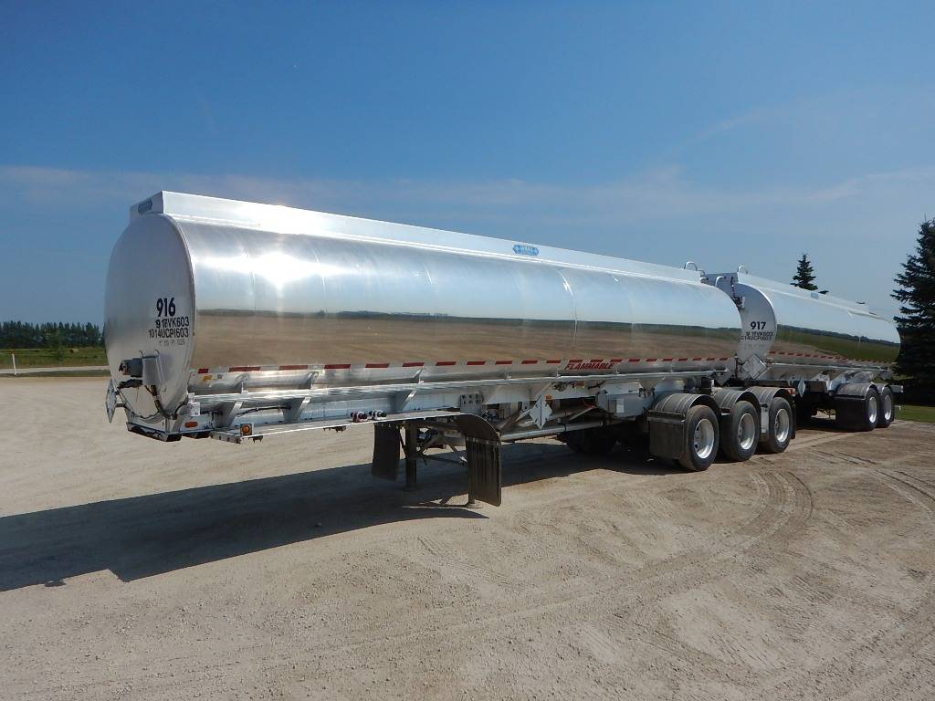2010 Advance Super-B Aluminum Fuel Tanker Trailer (#916 #917) - Little ...