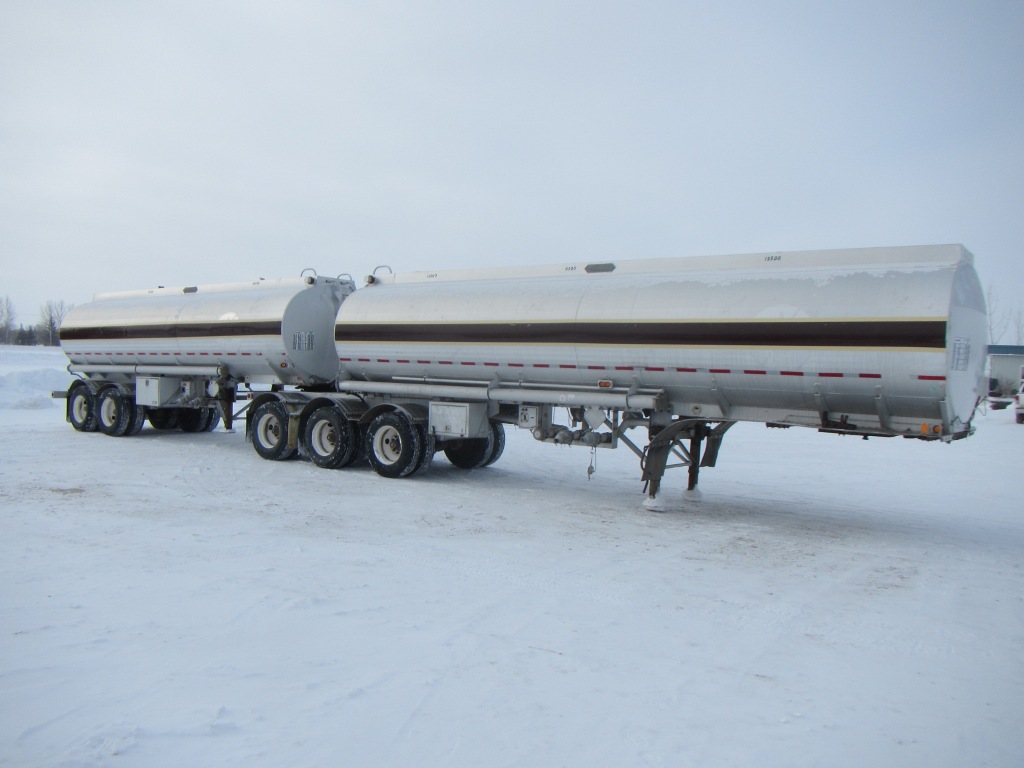 1995 Advance Super-B Alum Tanker Trailer, (#136 #137) - Little League ...