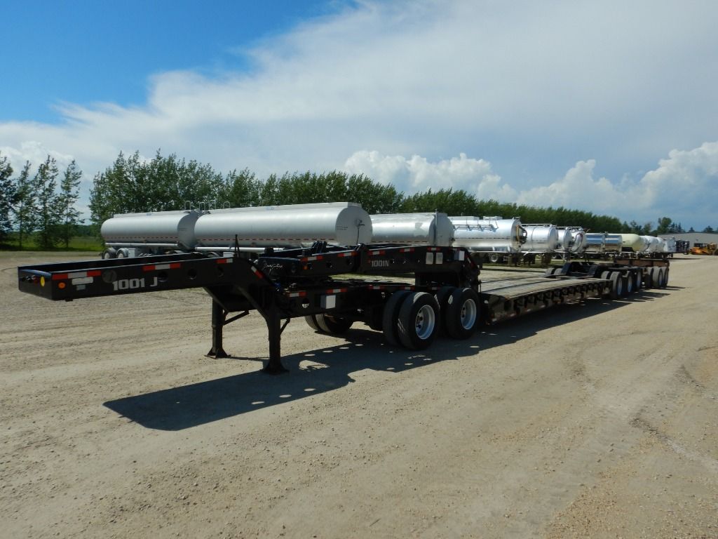 1998 Aspen 92ton Tridem RGN Lowbed Trailer with Jeep & Booster (#1001J ...