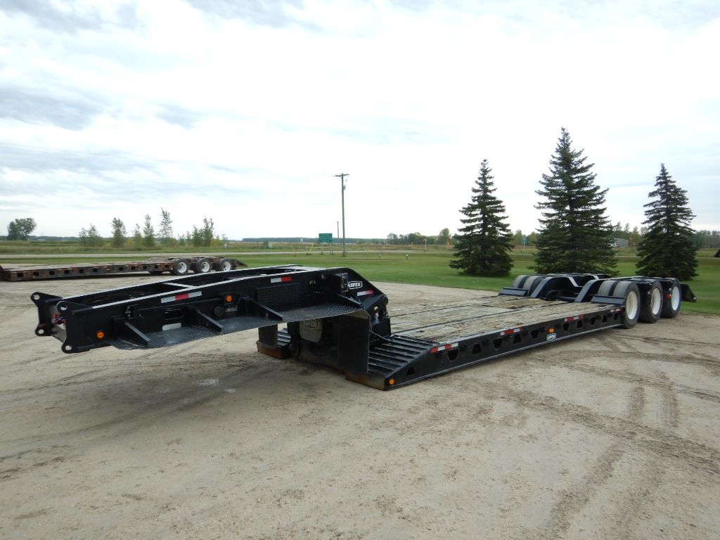 2004 Aspen 68ton Tridem RGN Lowbed Trailer - Little League Equipment Sales