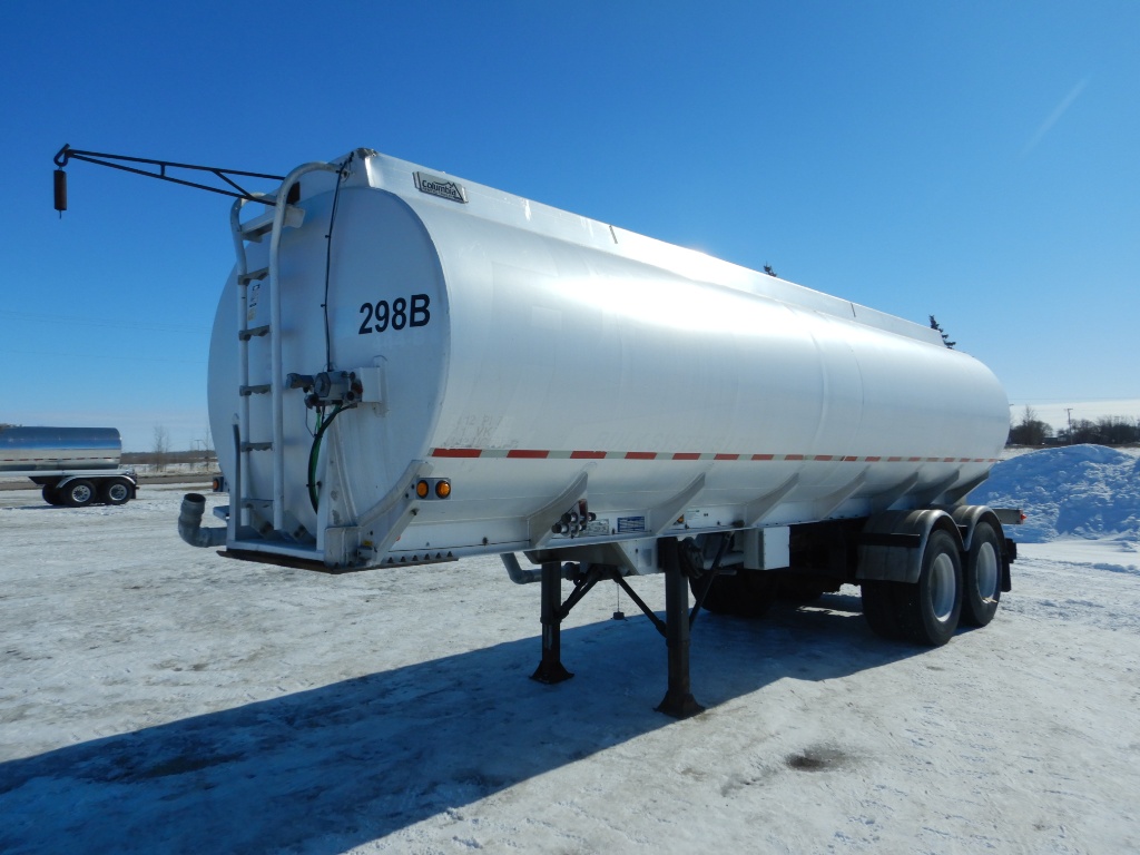 2000 Columbia Tandem Aluminum SB Pup Tanker Trailer (#298B) - Little ...