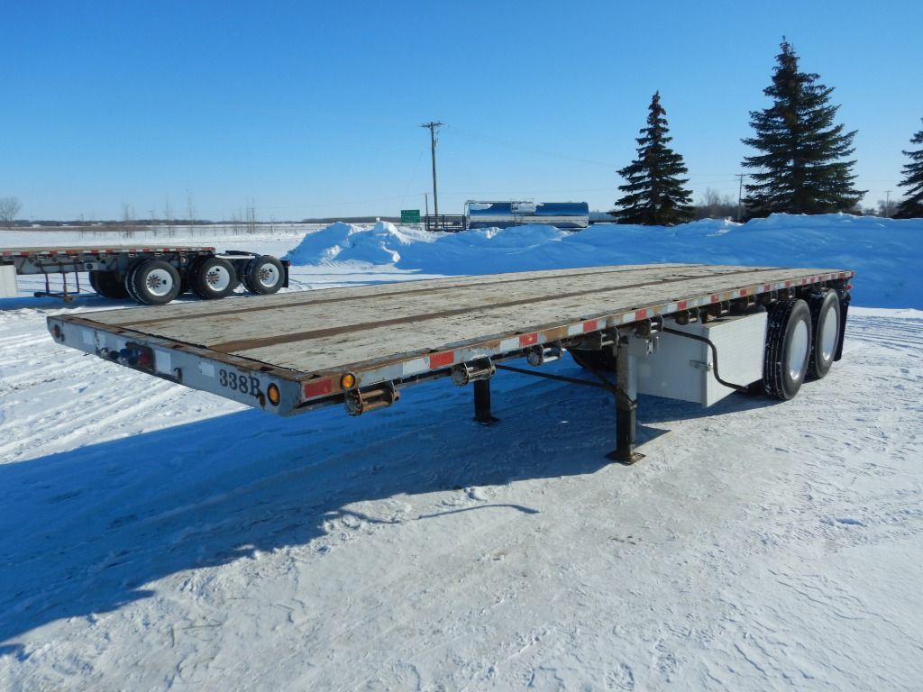2007 Doepker 28' Super-B Flat Deck Pup Trailer (#338B) - Little League ...