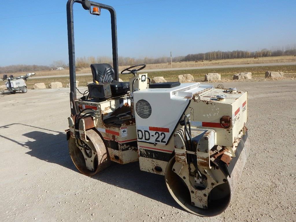 1999 Ingersoll Rand DD-22 Vibratory Smooth Drum Roller - Little League ...