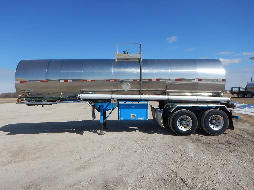 1992 Krohnert 29' Tandem Stainless Tanker Trailer (#SS2) - Little ...