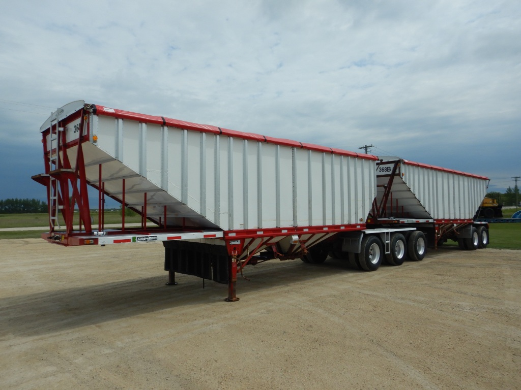 2005 Lode King Super-B Aluminum Grain Hopper Trailer (#368#368B ...
