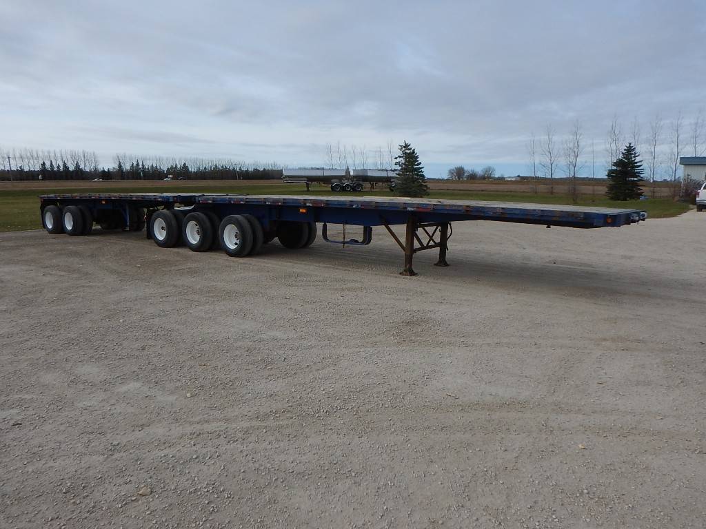 1997 Manac Super-B Flat deck Trailer - Little League Equipment Sales