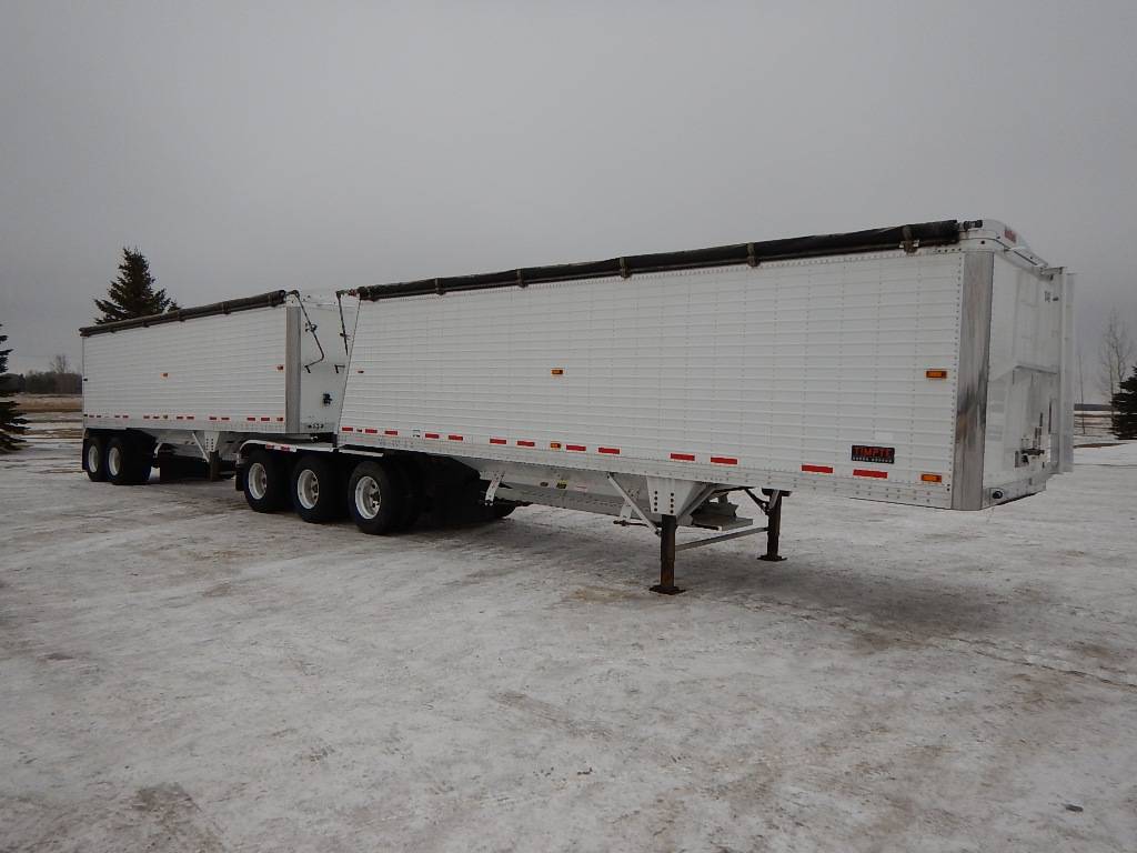 2015 Timpte Super-B Aluminum Grain Hopper Trailer (#1048 #1049 ...