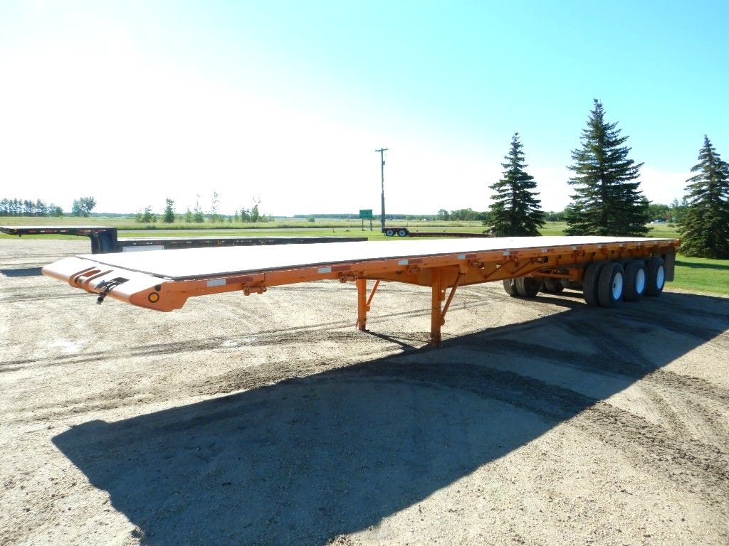1991 Trail-Eze 48' Tridem Flat Deck Trailer (#HT-52) - Little League ...