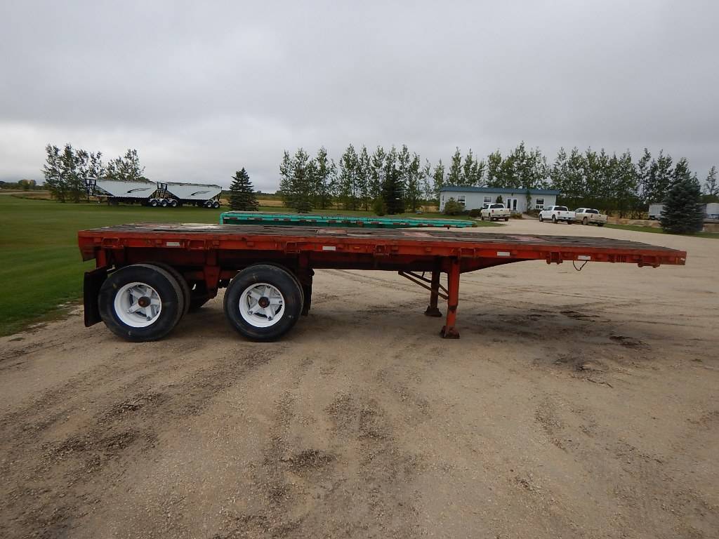 1980 Trailmobile 28' Tandem Flat deck Pup Trailer (#38010) - Little ...