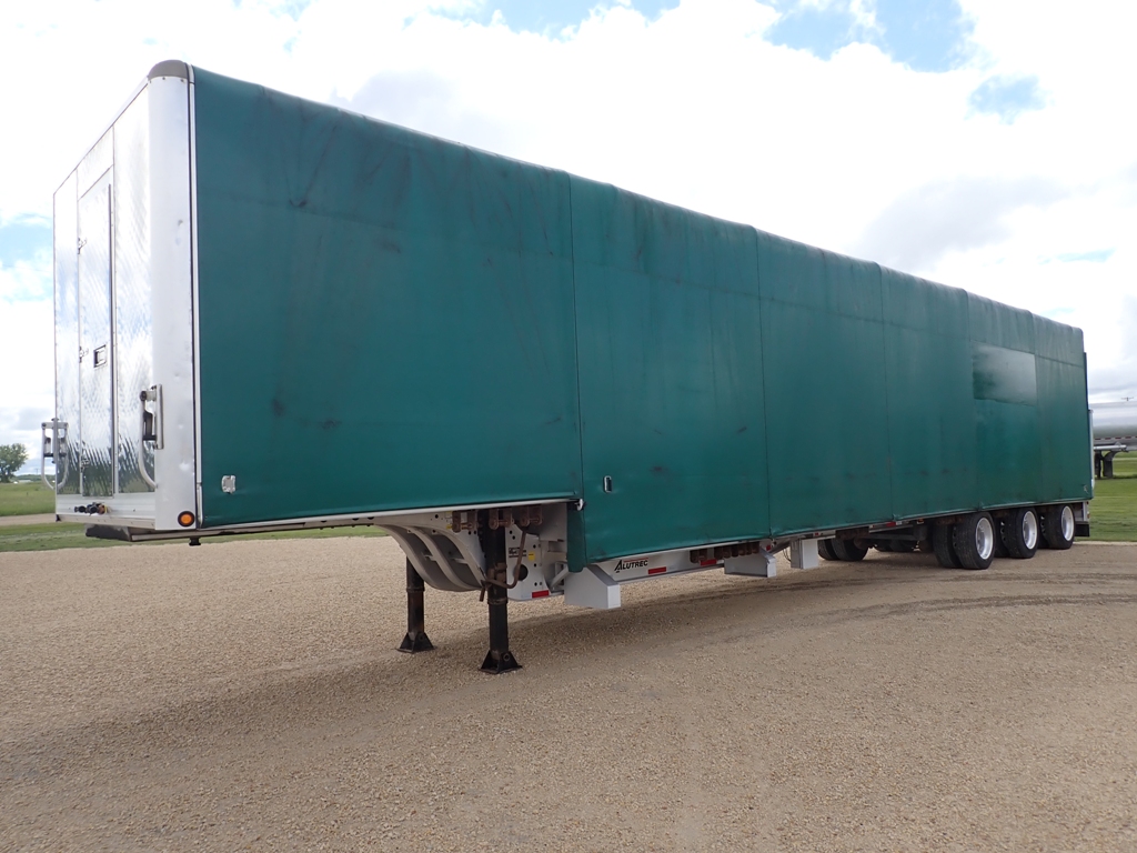 2019 Alutrec 53FT Tridem Aluminum Step Deck Trailer with Sliding Tarp ...