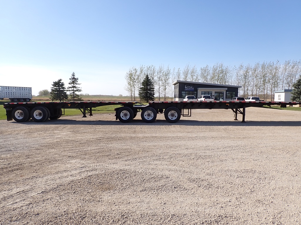 2003 Doepker 32/28FT Super-B Flat Deck Trailers (#100A#100B) - Little ...