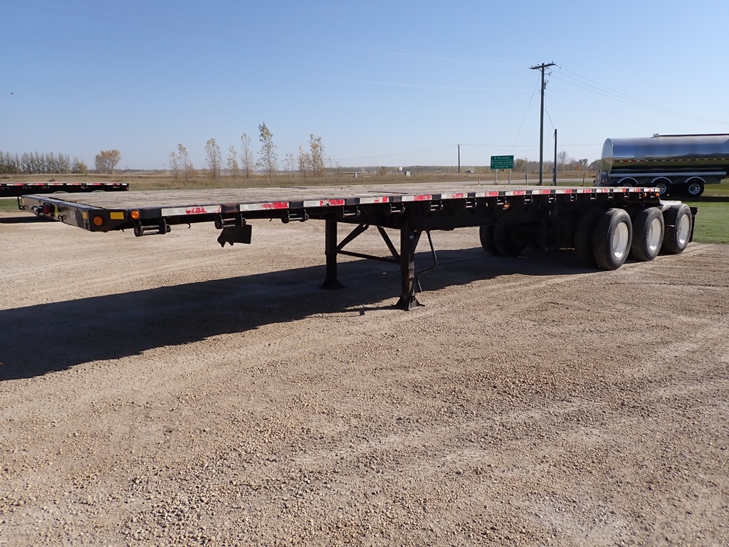2003 Doepker 32/28FT Super-B Flat Deck Trailers (#100A#100B) - Little ...