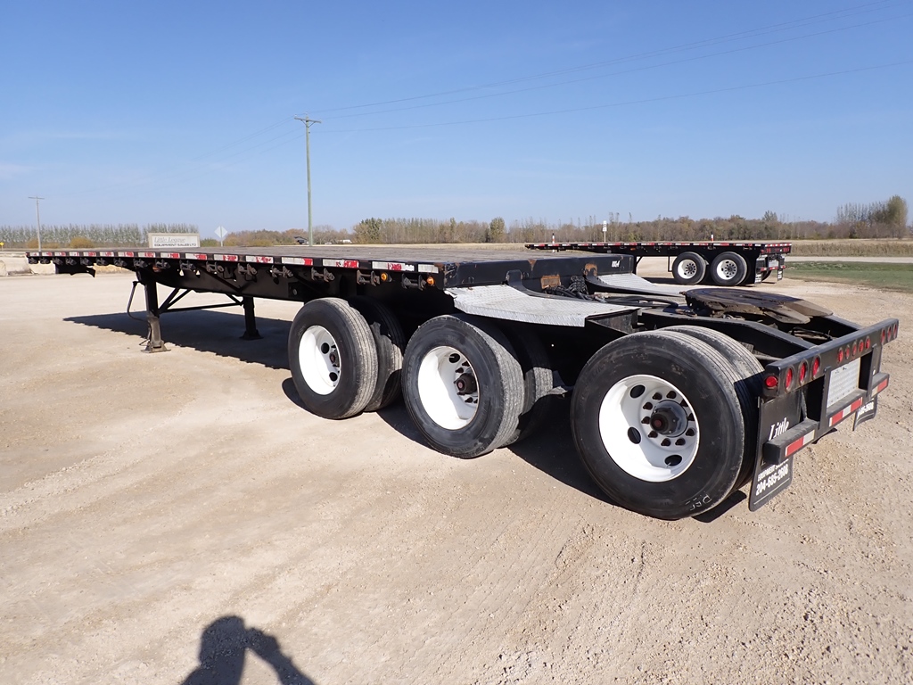 2003 Doepker 32/28FT Super-B Flat Deck Trailers (#100A#100B) - Little ...