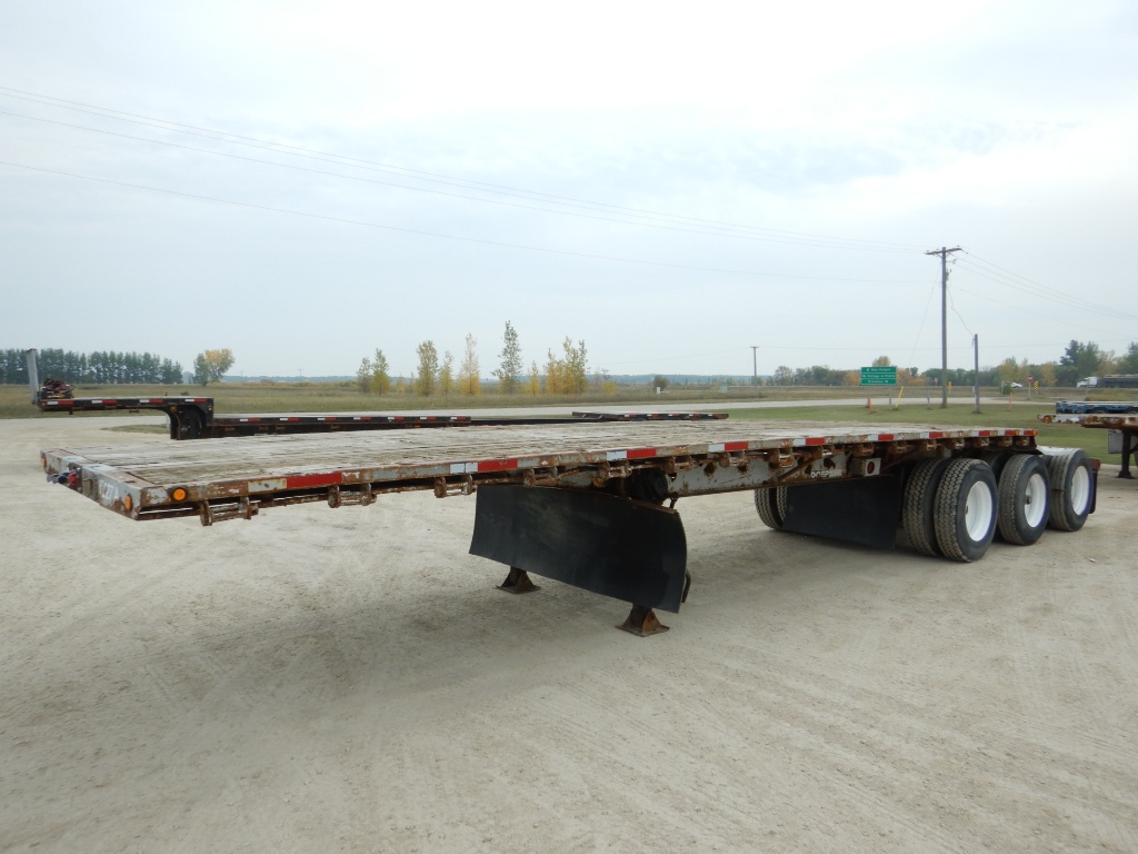 2007 Doepker 32FT Super-B Lead Flat Deck Trailer (#BT227A) - Little League Equipment Sales