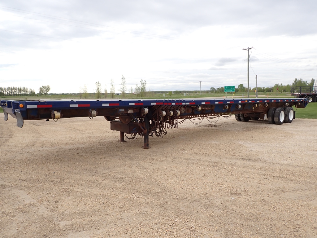 2002 Ray Fab 53FT - 76FT Tandem Extendable Truss Trailer (#55) - Little ...