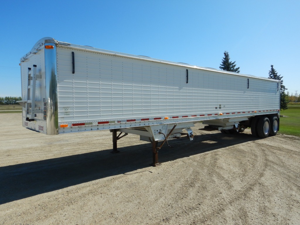 2006 Wilson 41FT Tandem Aluminum Grain Hopper Trailer (#FT1) - Little ...