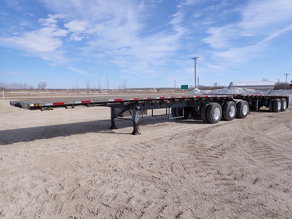 2008 Doepker 32/28FT Super-B Flat Deck Trailers (#737#736) SOLD APRIL ...