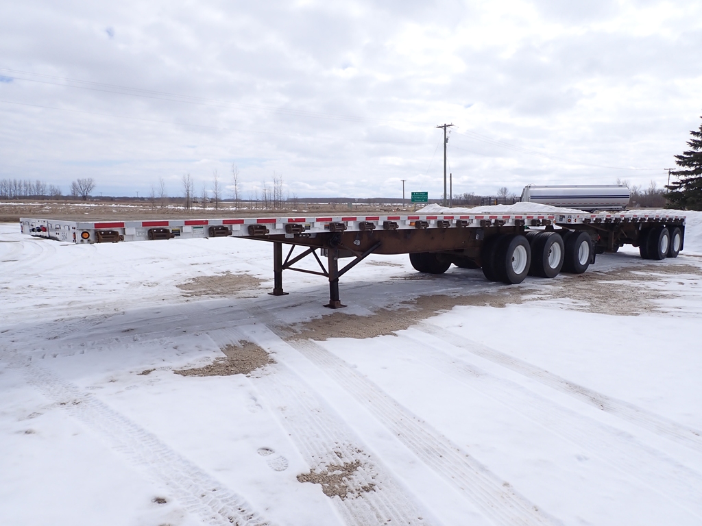 2009 Wilson 32/28FT Aluminum Combo Super-B Flat Deck Trailers (#564#565 ...