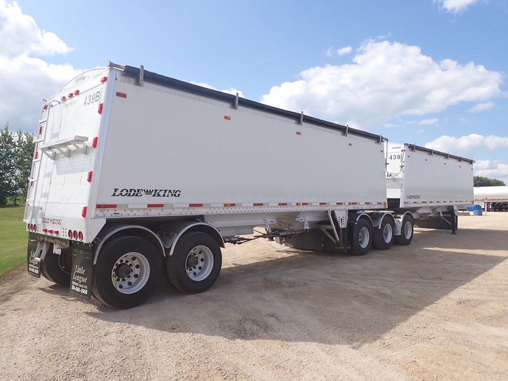 2015 Lode King Aluminum Super-B Grain Hopper Trailer (#439#439B ...